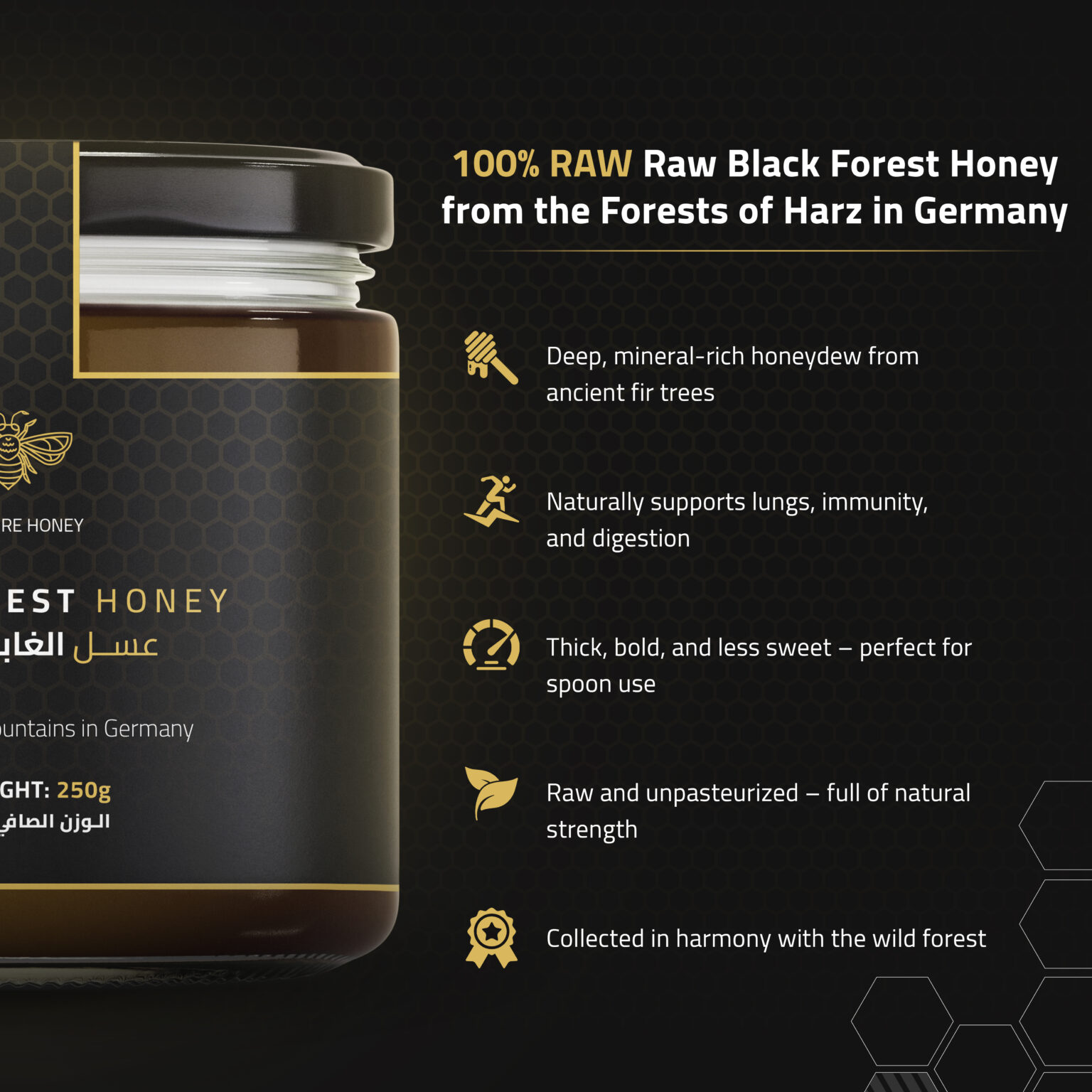 Black Forest Honey – Natural Energy & Wellness | DW Honey