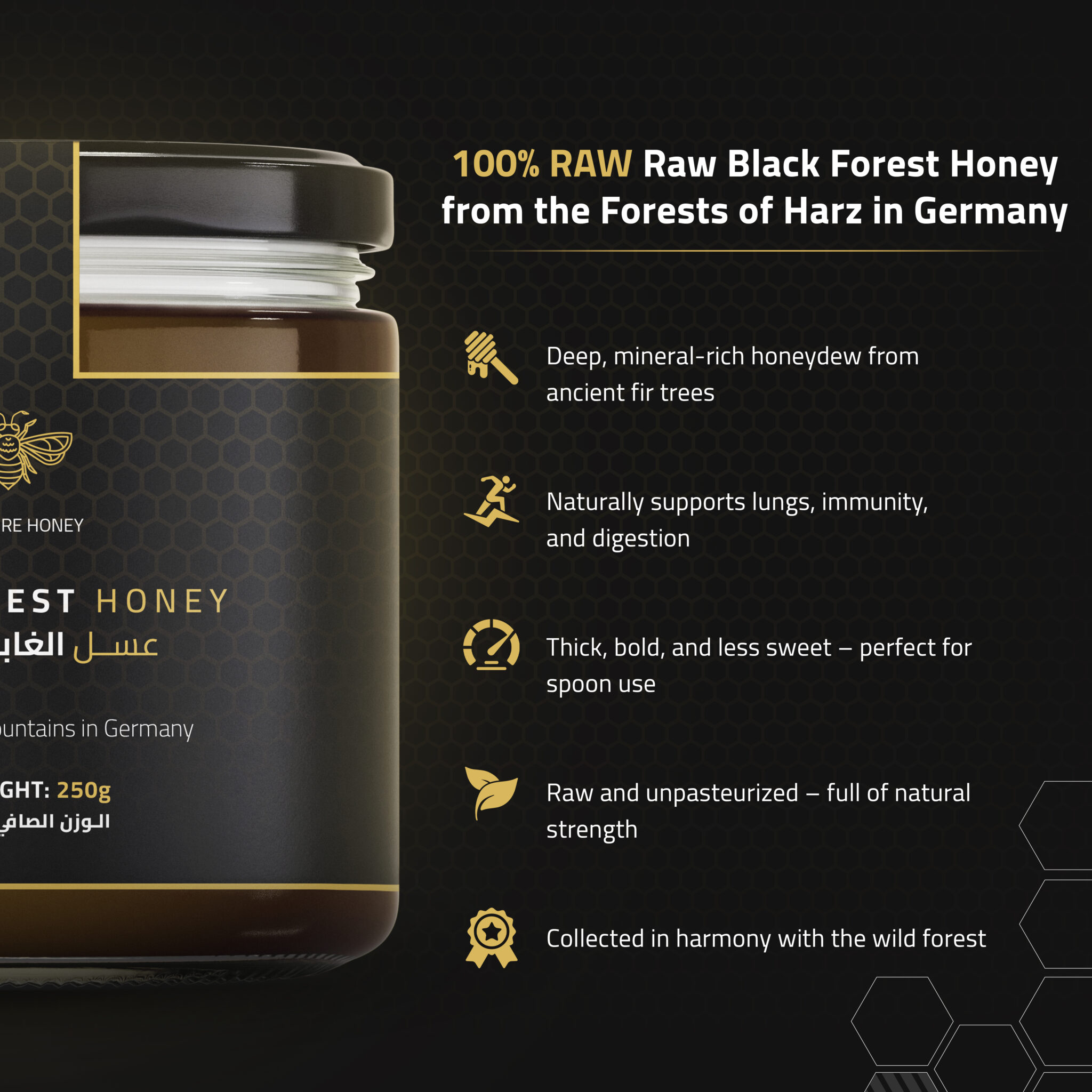 Black Forest Honey – Natural Energy & Wellness | DW Honey