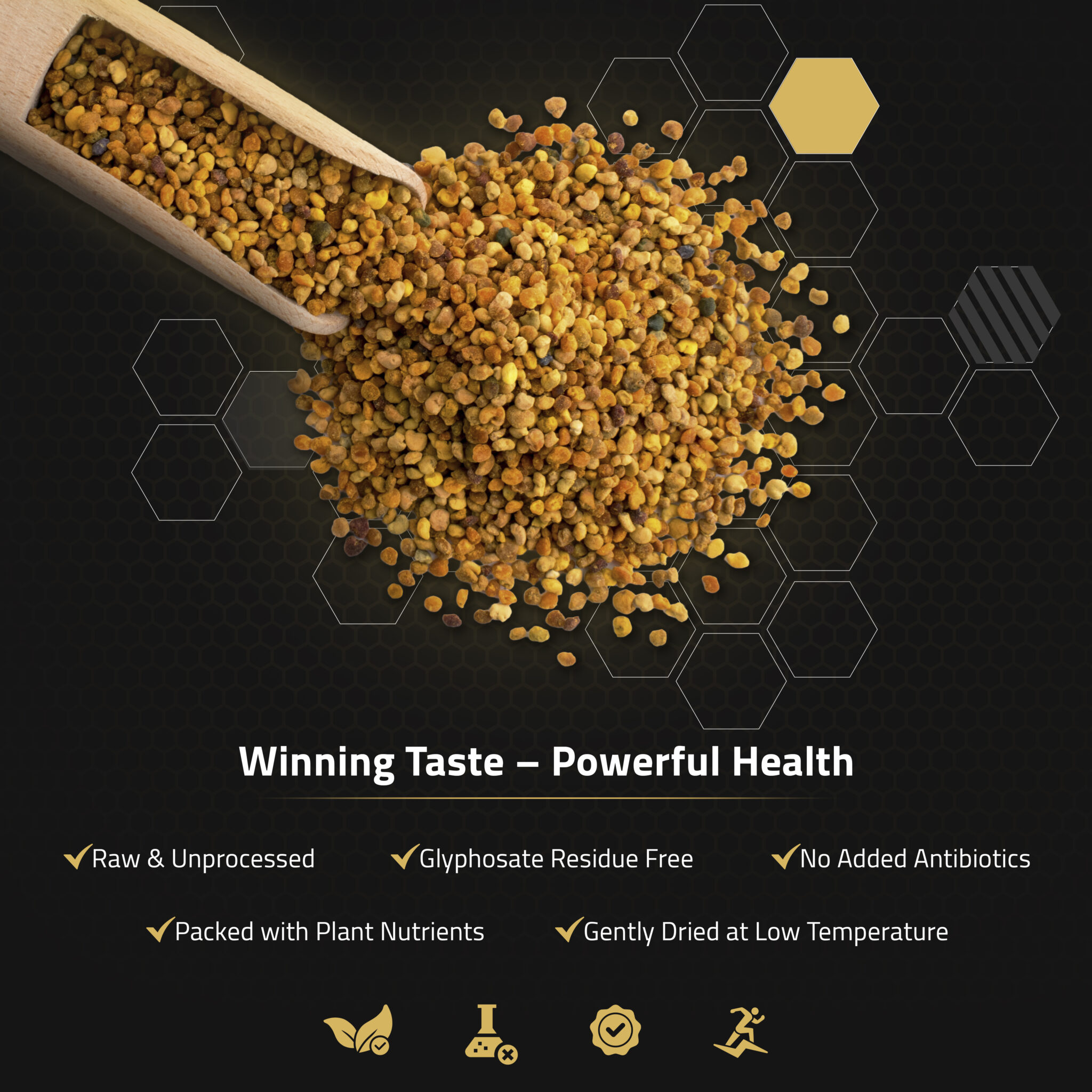 Bee Pollen – 100% Natural Raw Superfood from Wildflowers